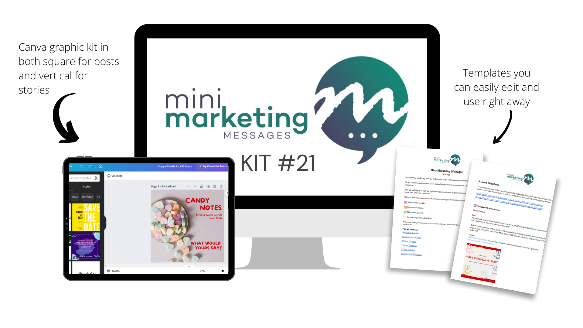 Mini-Marketing Messages Kit #21 – Book Marketing Shop