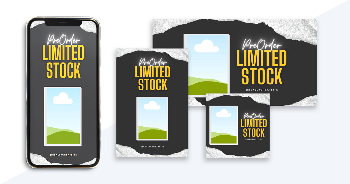 Canva Template #14 Pre-Order – Book Marketing Shop